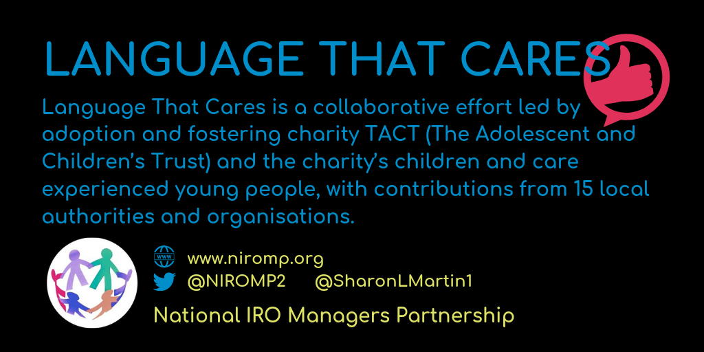 Language That Cares | PCF @TACTCare #spreadtheword